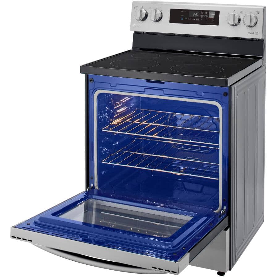 LG 30" 6.3 cu. ft. Smart Electric Oven Range with EasyClean (LREL6321S ...