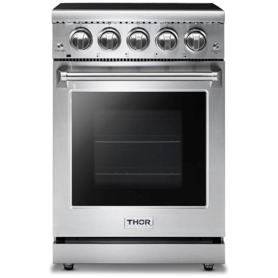 THOR KITCHEN 24" 3.73 cu. ft. Pro Style Freestanding Smooth Top ...