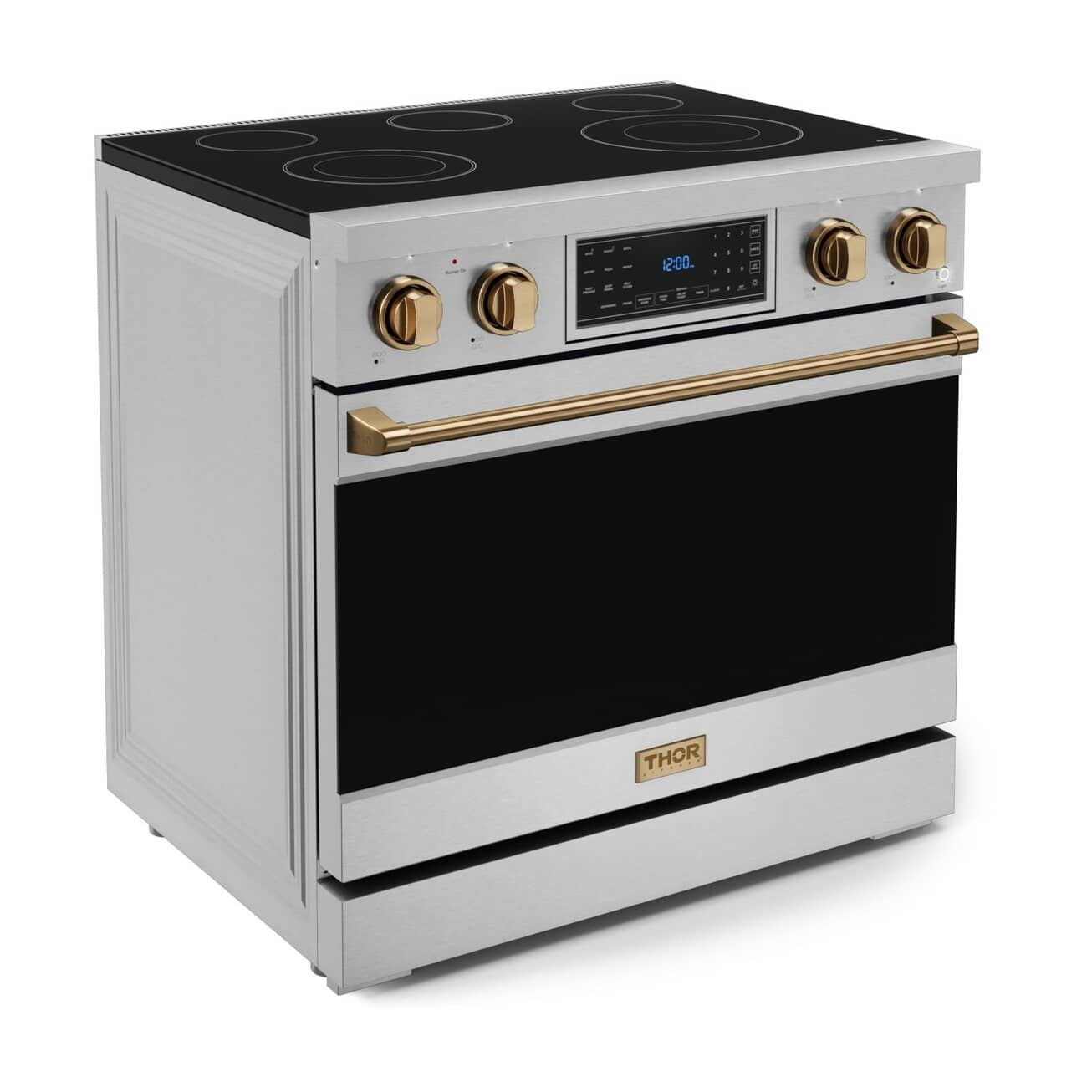 THOR KITCHEN Gordon Ramsay Series 36" 6 cu. ft. Professional Tilt Panel ...