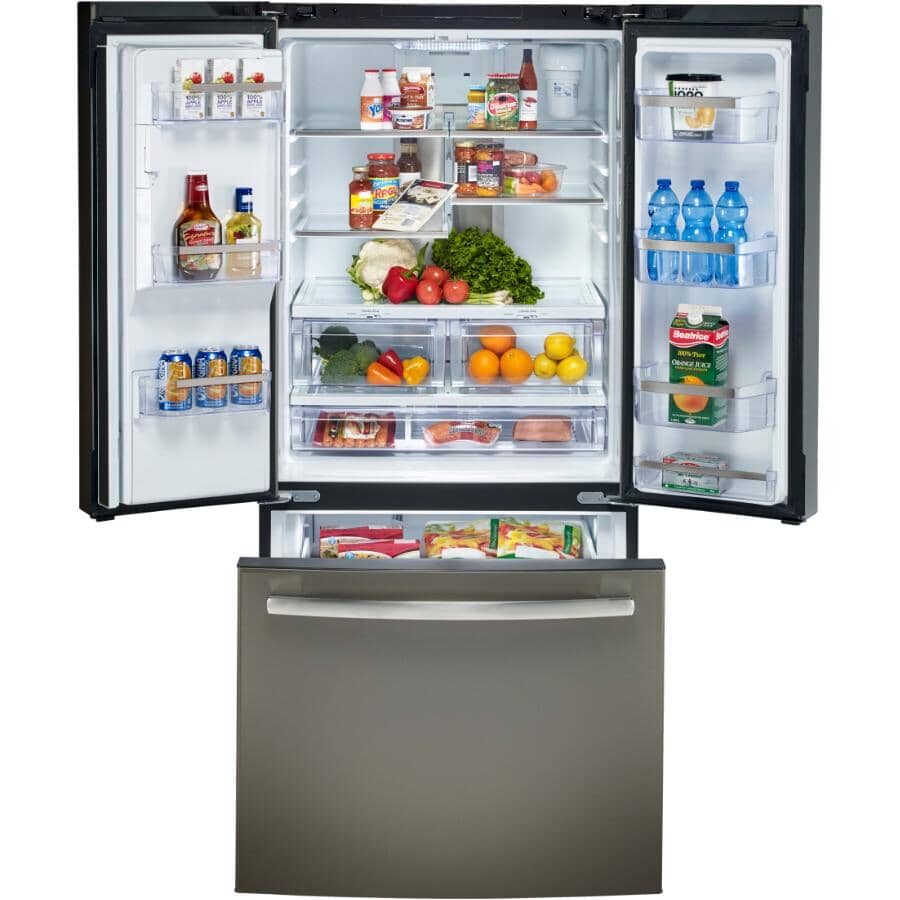 GE PROFILE 33" 18 cu. ft. French Door Bottom Freezer Refrigerator ...