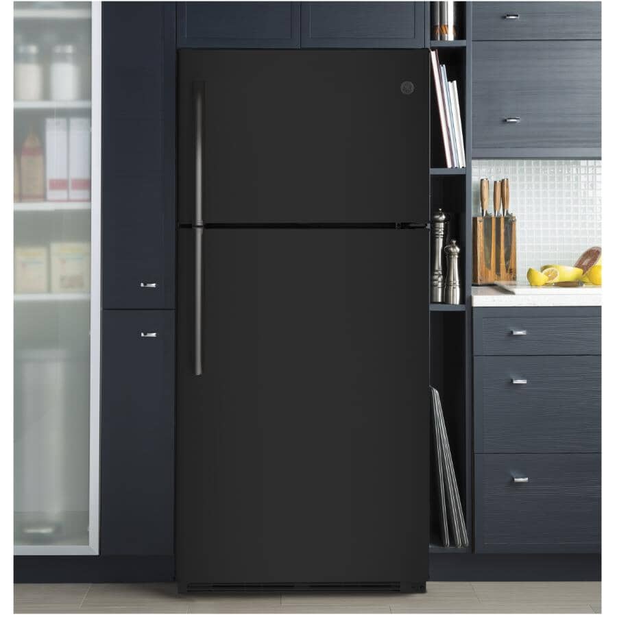 GE Réfrigérateur de 30 po à congélateur supérieur, 18 pieds cubes, sans ...