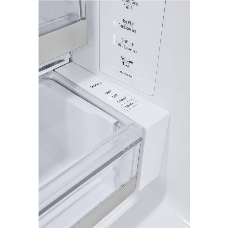 LG 26 cu. ft. Max French Door Bottom Freezer Refrigerator with 4 Types ...