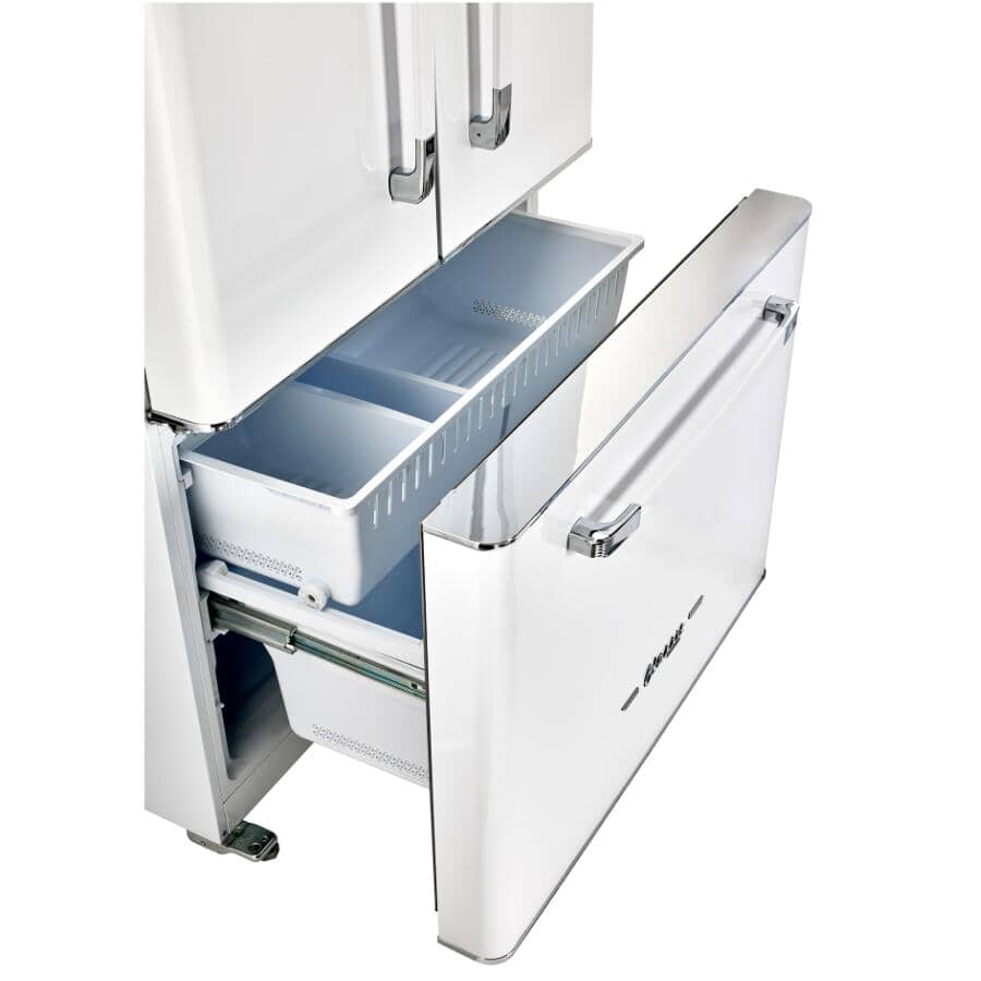 UNIQUE APPLIANCES 36" 21.4 cu. ft. Classic Retro French Door Bottom ...