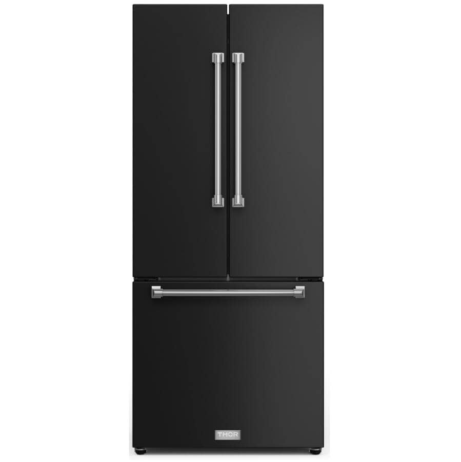 THOR KITCHEN Gordon Ramsay Series 30" 17.5 cu. ft. French Door Bottom ...
