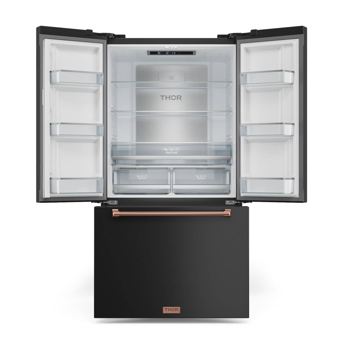 THOR KITCHEN Gordon Ramsay Series 36" 20.3 cu. ft. French Door Bottom ...