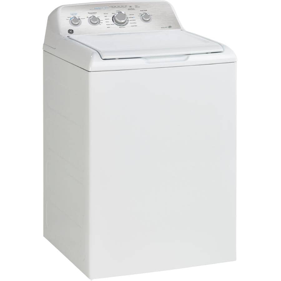 GE 27" 4.9 cu. ft. Top Load Washer (GTW451BMRWS) - White | Home Hardware