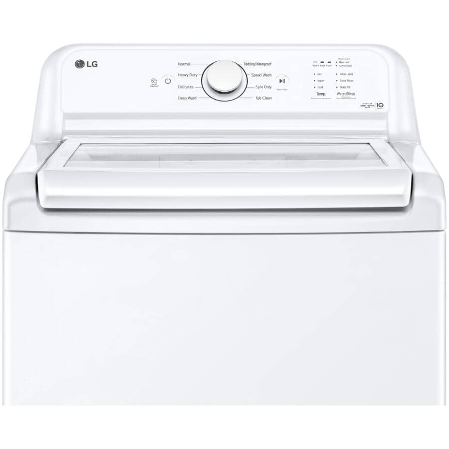 LG 27" 4.8 cu. ft. Top Load Washer (WT6105CW) | Home Hardware