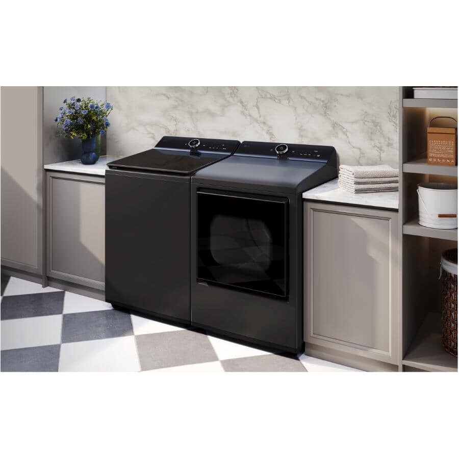 LG 27" 6.3 cu. ft. Mega Capacity Smart Top Load Washer (WT8600CB ...