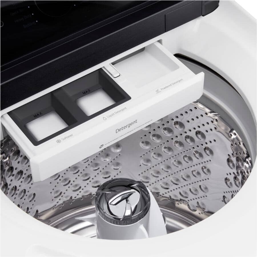 LG 27" 6.1 cu. ft. Mega Capacity Smart Top Load Washer (WT8405CW ...