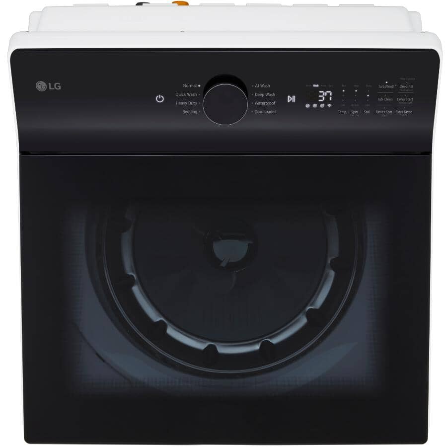 LG 27" 6.1 cu. ft. Mega Capacity Smart Top Load Washer (WT8405CW ...