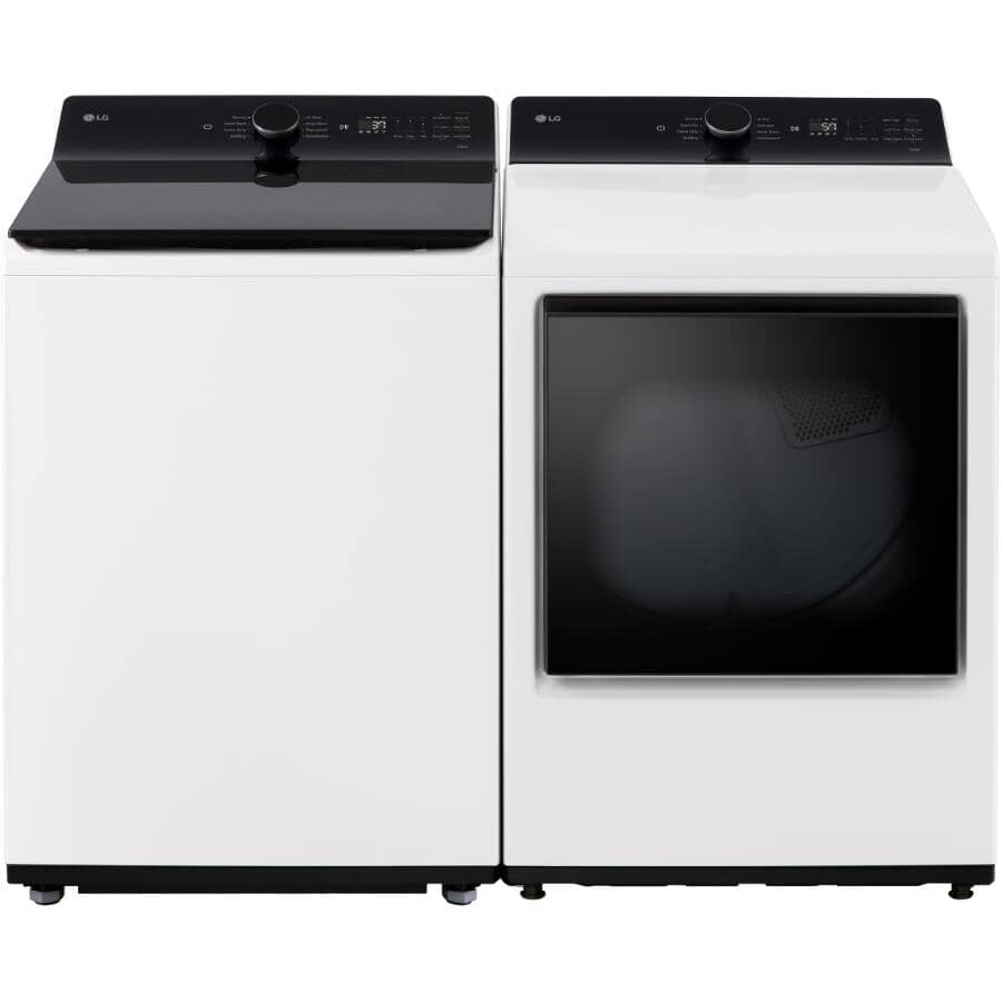 LG 27" 6.1 cu. ft. Mega Capacity Smart Top Load Washer (WT8405CW ...