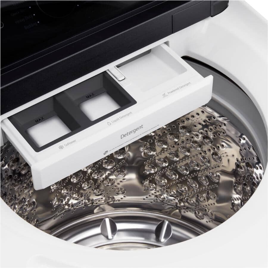 LG 27" 6.3 cu. ft. Mega Capacity Smart Top Load Washer (WT8400CW ...