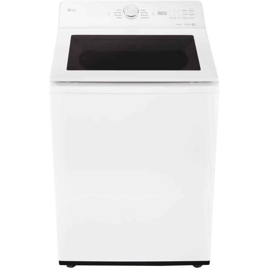 LG 27" 5.6 cu. ft. Top Load Washer (WT8205CW) - with 4 Way Agitator ...