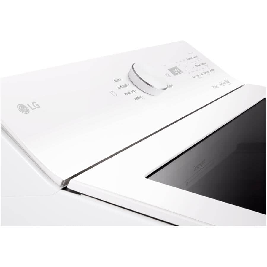 LG 27" 5.6 cu. ft. Top Load Washer (WT8205CW) - with 4 Way Agitator ...