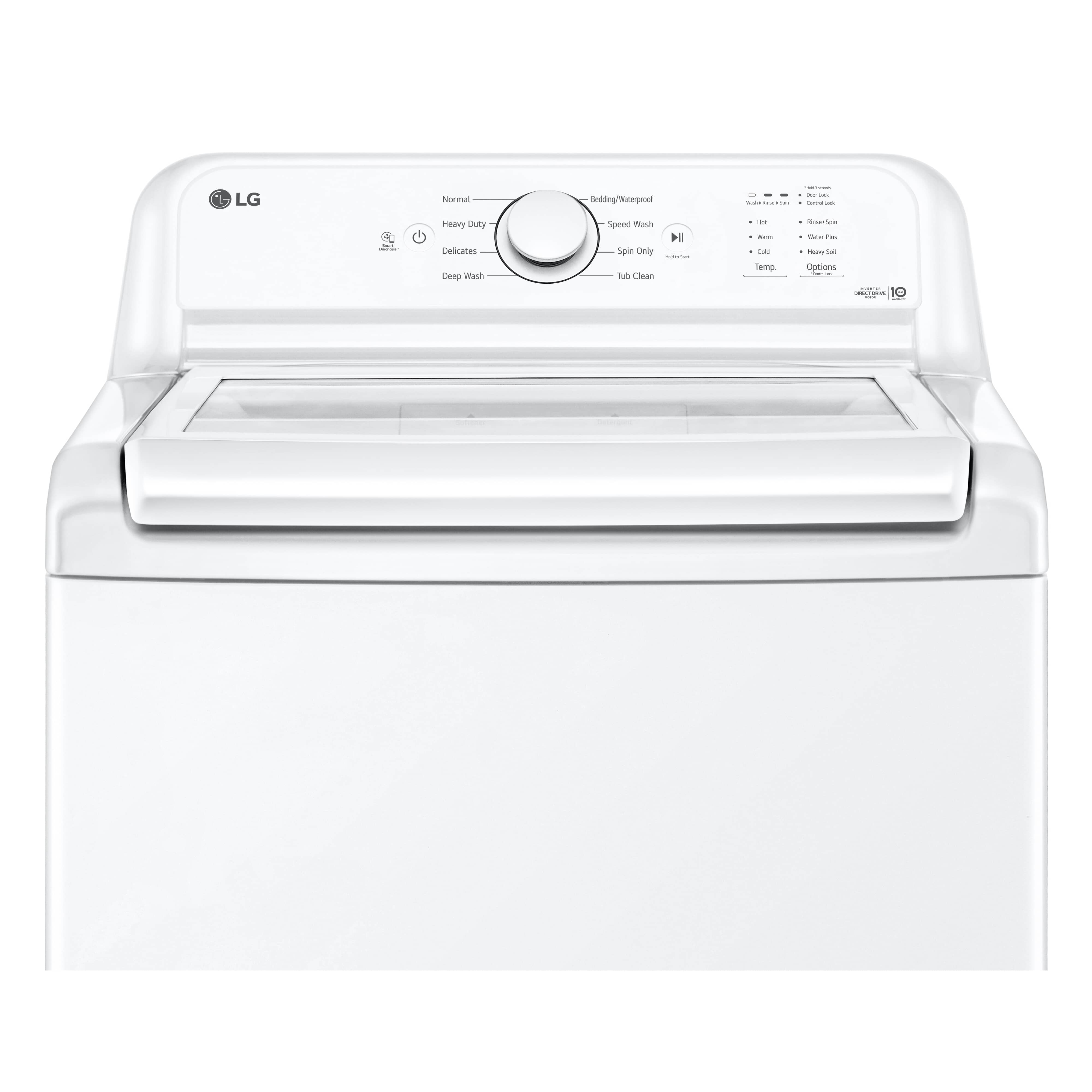 LG 27" 5.0 cu. ft. Top Load Washer (WT6100CW) | Home Hardware