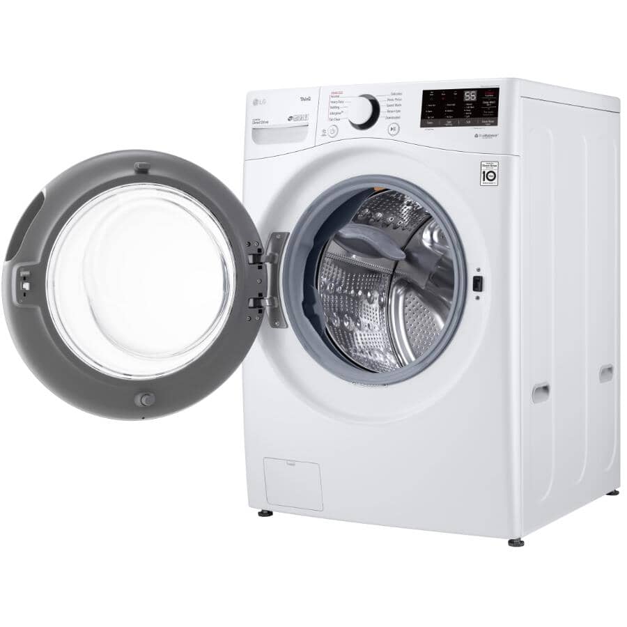 LG 27" 5.2 cu. ft. Front Load Steam Washer (WM3600HWA) - White | Home ...
