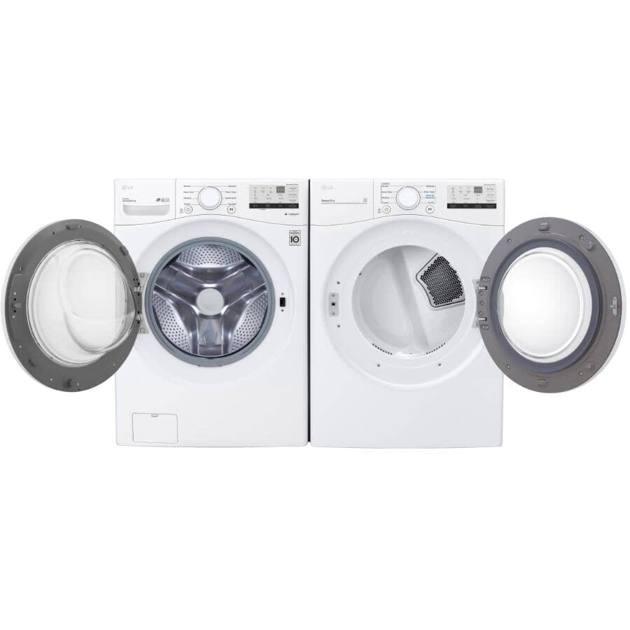 LG 27" 5.2 cu. ft. Ultra Large Front Load Washer (WM3400CW) | Home Hardware