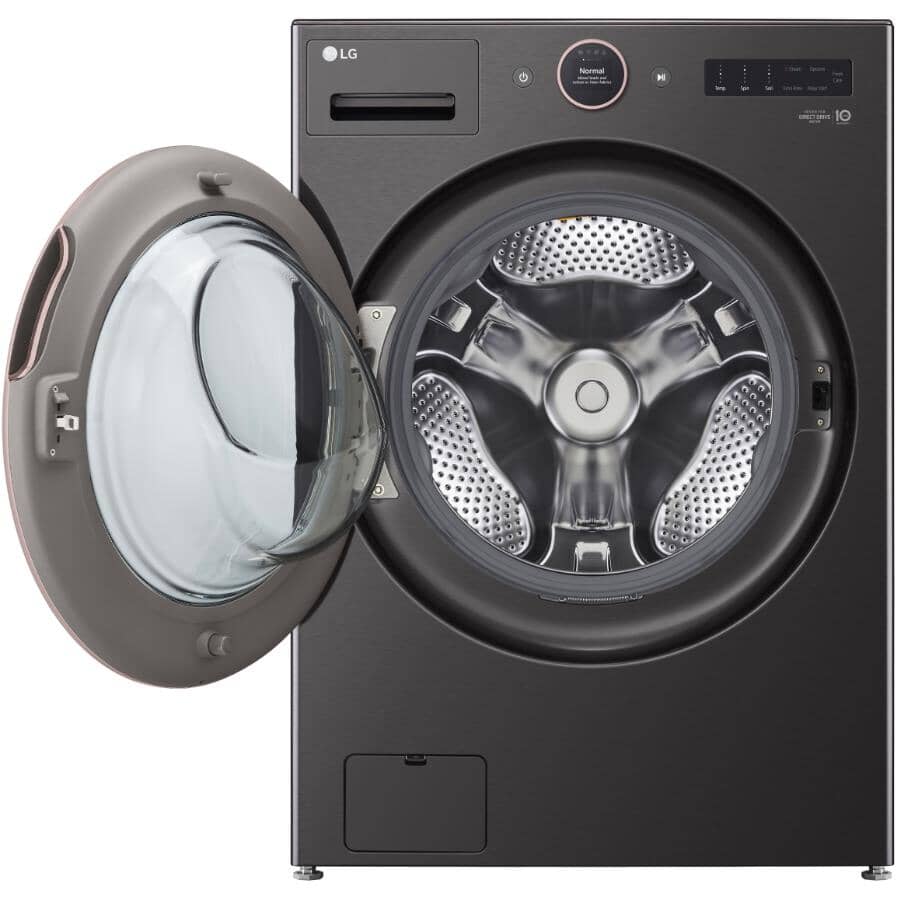 LG 27" 5.8 cu. ft. Mega Capacity Smart Front Load Washer (WM6500HBA ...
