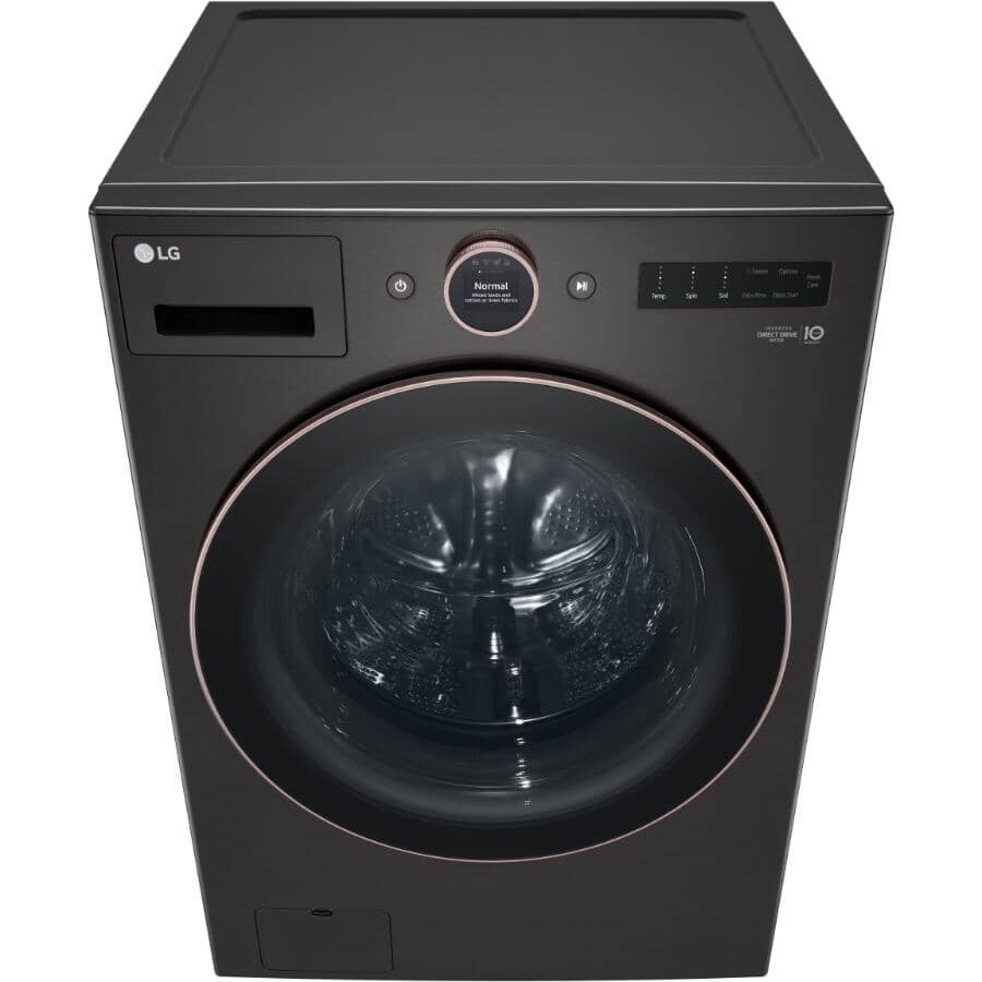 LG 27" 5.8 cu. ft. Mega Capacity Smart Front Load Washer (WM6500HBA ...