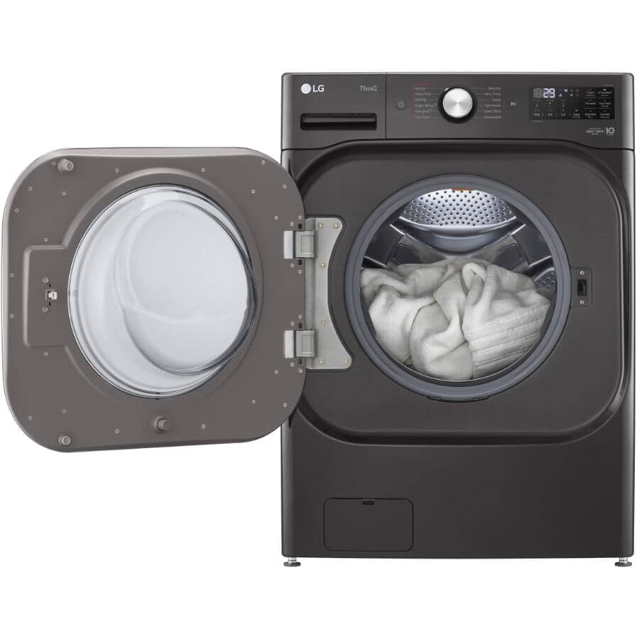 LG 29" 6.0 cu. ft. Mega Capacity Smart Front Load Washer (WM8900HBA ...