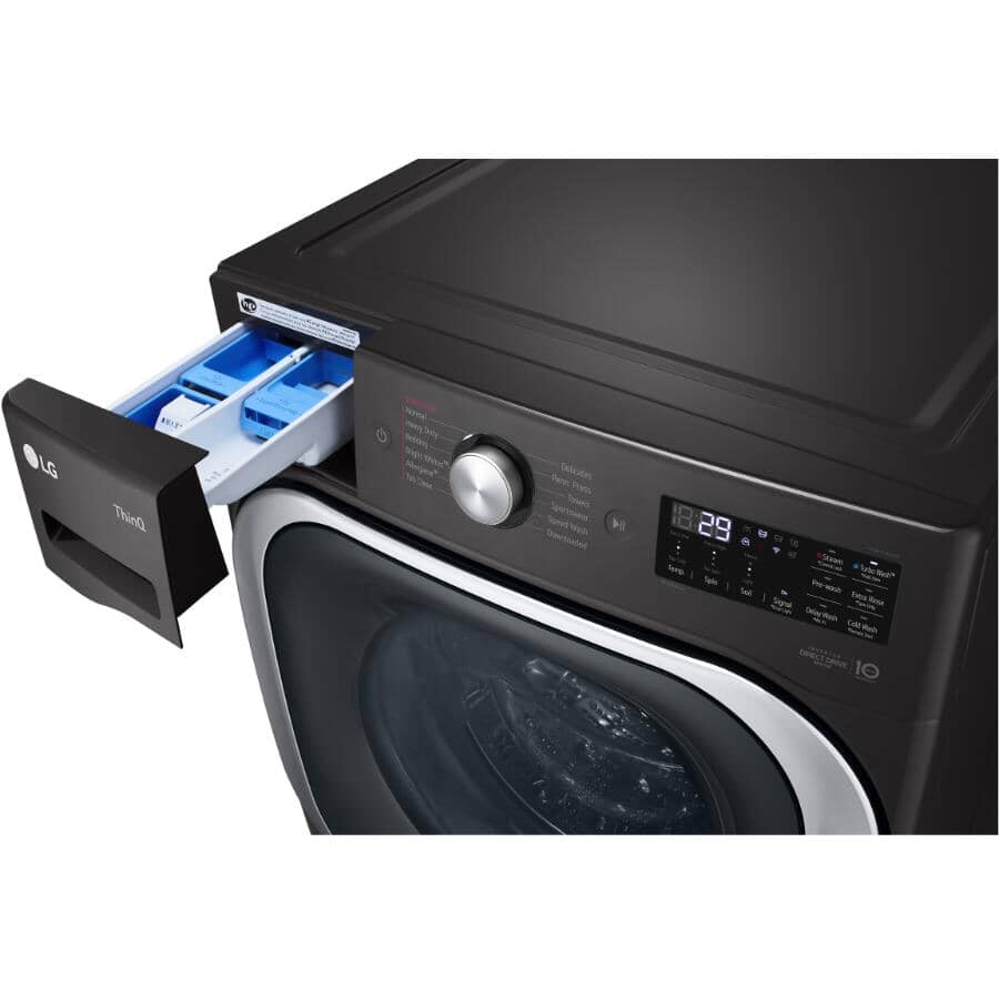 LG 29" 6.0 cu. ft. Mega Capacity Smart Front Load Washer (WM8900HBA ...