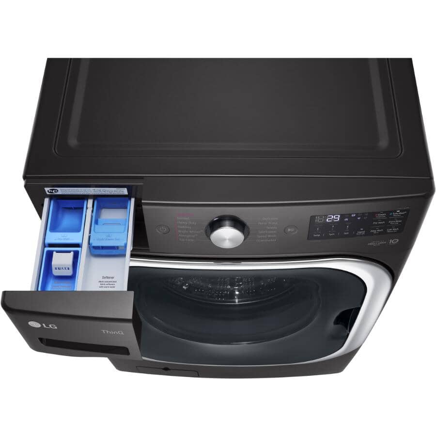 LG 29" 6.0 cu. ft. Mega Capacity Smart Front Load Washer (WM8900HBA ...