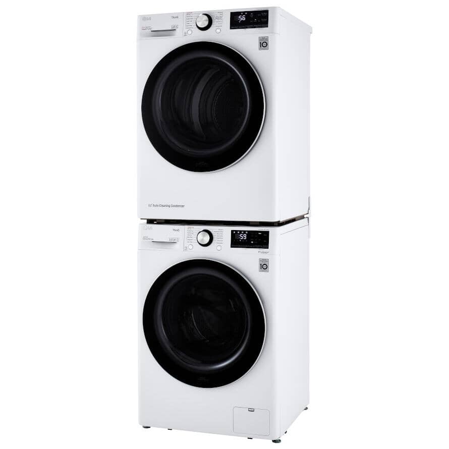 LG 24" 2.6 cu. ft. Compact Smart Front Load Washer (WM1455HWA) | Home ...