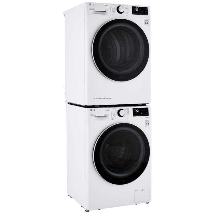 LG 24" 2.6 cu. ft. Compact Smart Front Load Washer (WM1455HWA) | Home ...