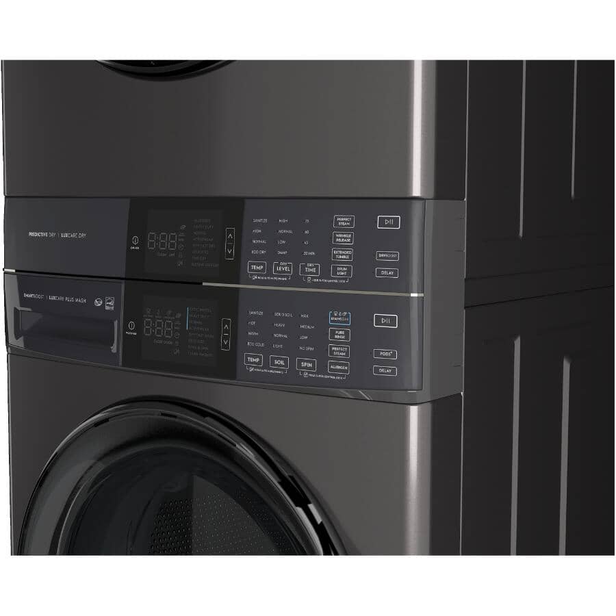 ELECTROLUX 27" Laundry Tower with 5.2 cu. ft. Front Load Washer & 8 cu ...