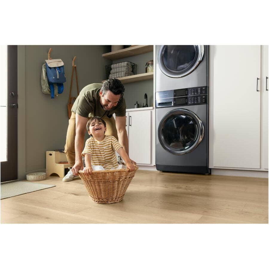 ELECTROLUX 27" Laundry Tower with 5.2 cu. ft. Front Load Washer & 8 cu ...