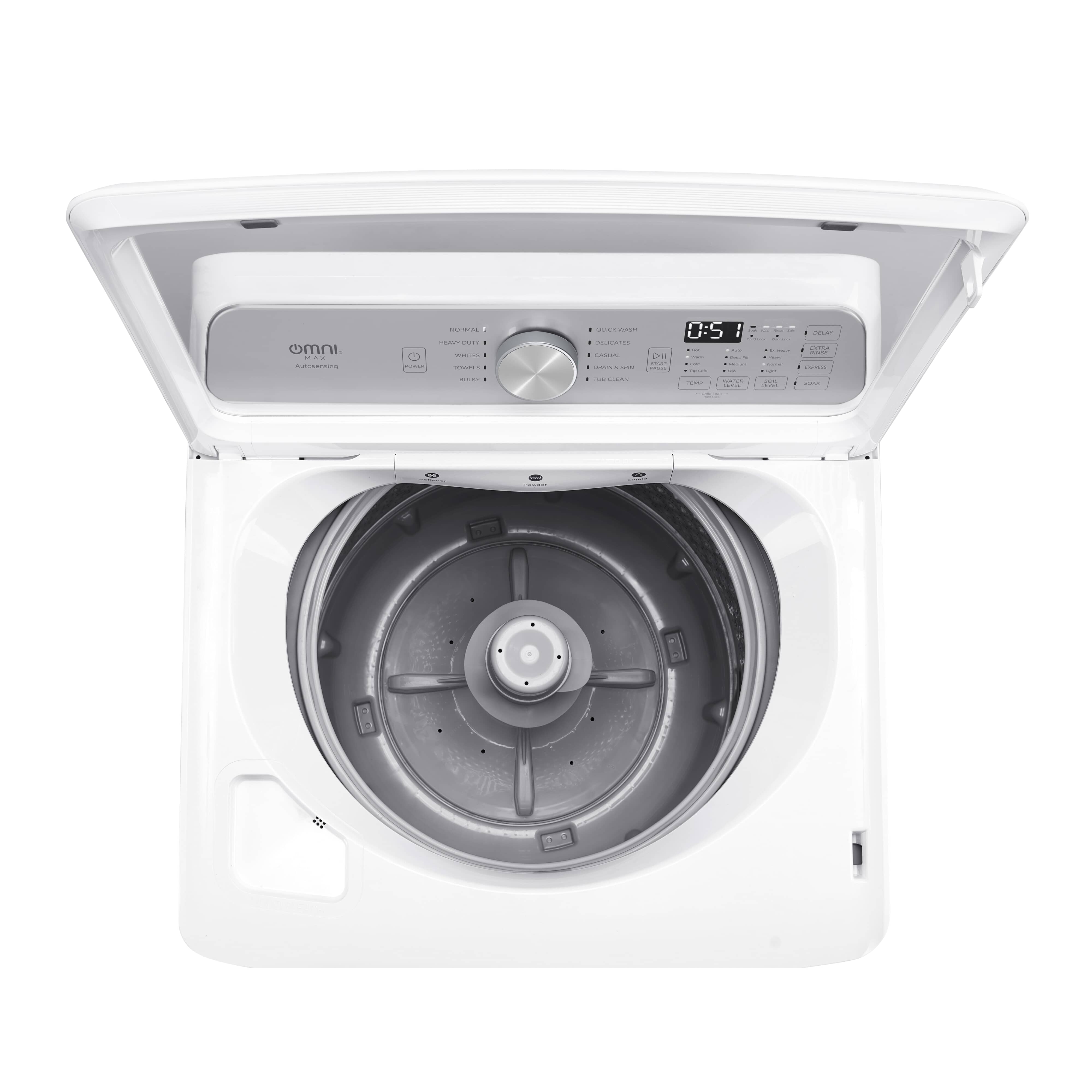 OMNIMAX 27" 4.7 cu. ft. Top Load Washer (OLTW47A5AWW) | Home Hardware