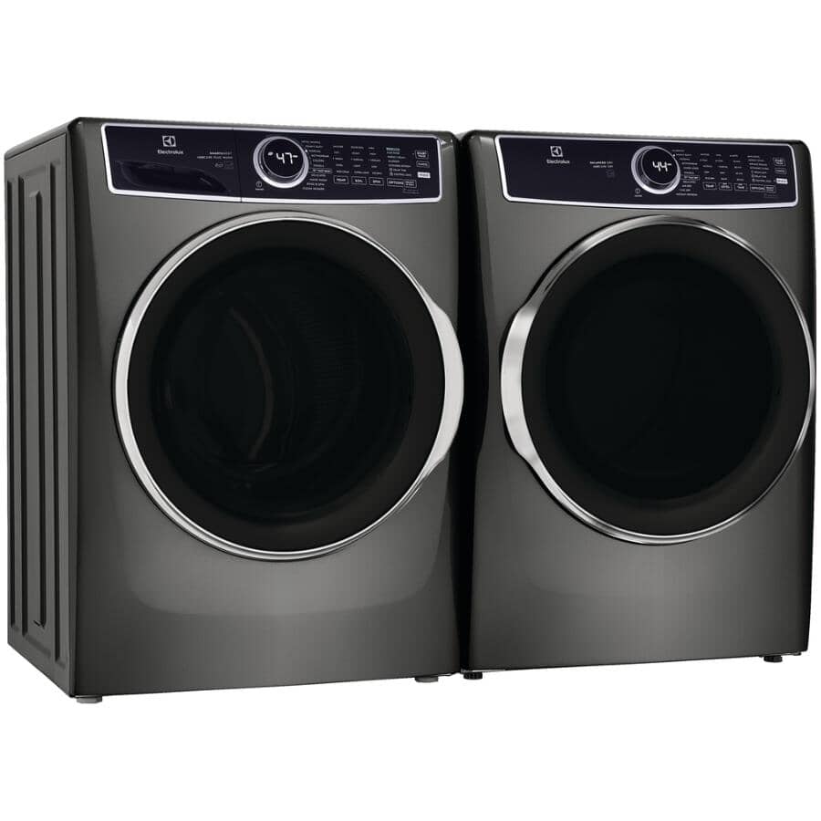 ELECTROLUX 27" 8.0 cu. ft. Electric Front Load Steam Dryer (ELFE763CAT ...