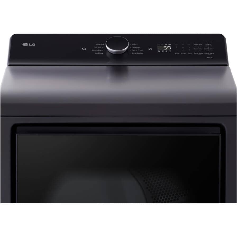 LG 27" 7.3 cu. ft. Ultra Large Capacity Electric Front Load Dryer ...