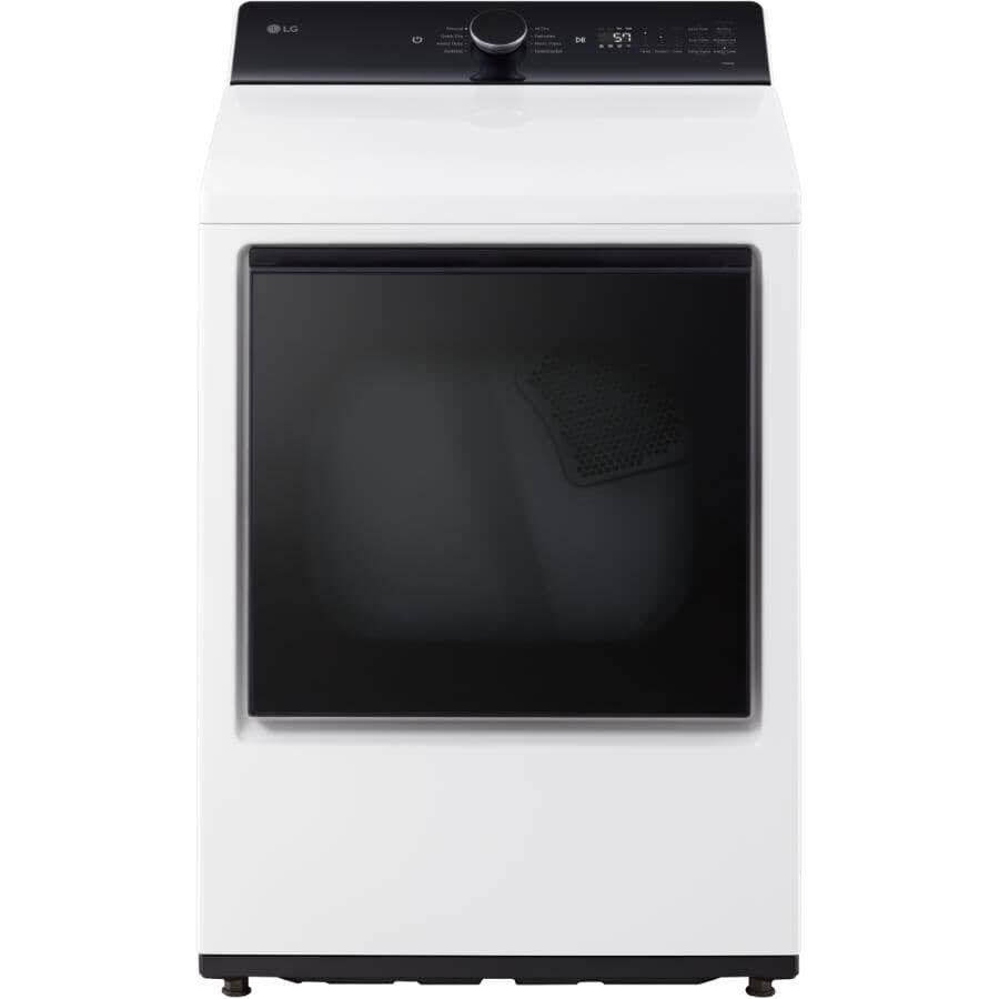 LG 27" 7.3 cu. ft. Ultra Large Capacity Electric Front Load Dryer ...