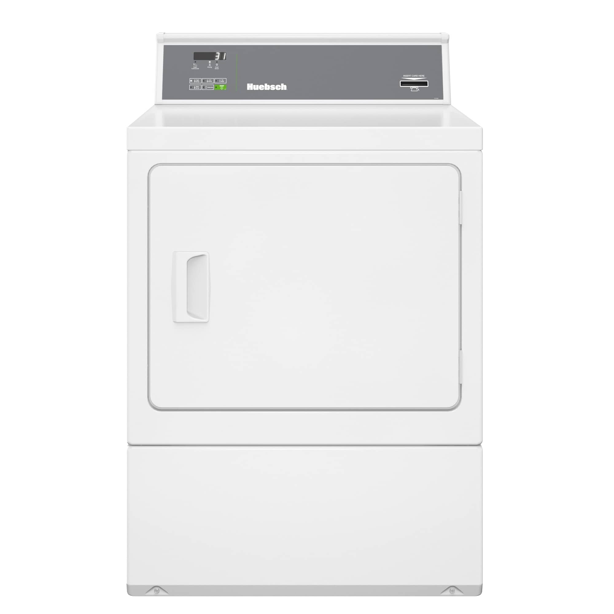 HUEBSCH 27" 7 cu. ft. Commercial Prep for Card Electric Front Load ...