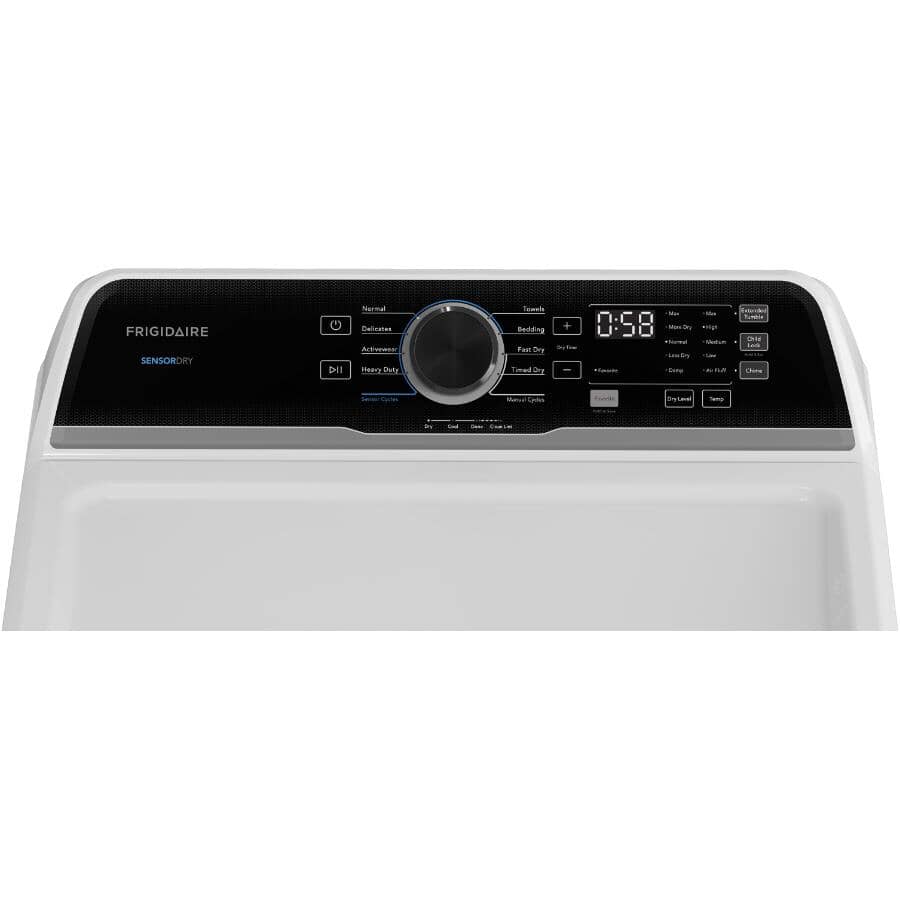 FRIGIDAIRE 27" 7 cu. ft. Electric Front Load Dryer (FLVE752CBW) | Home ...