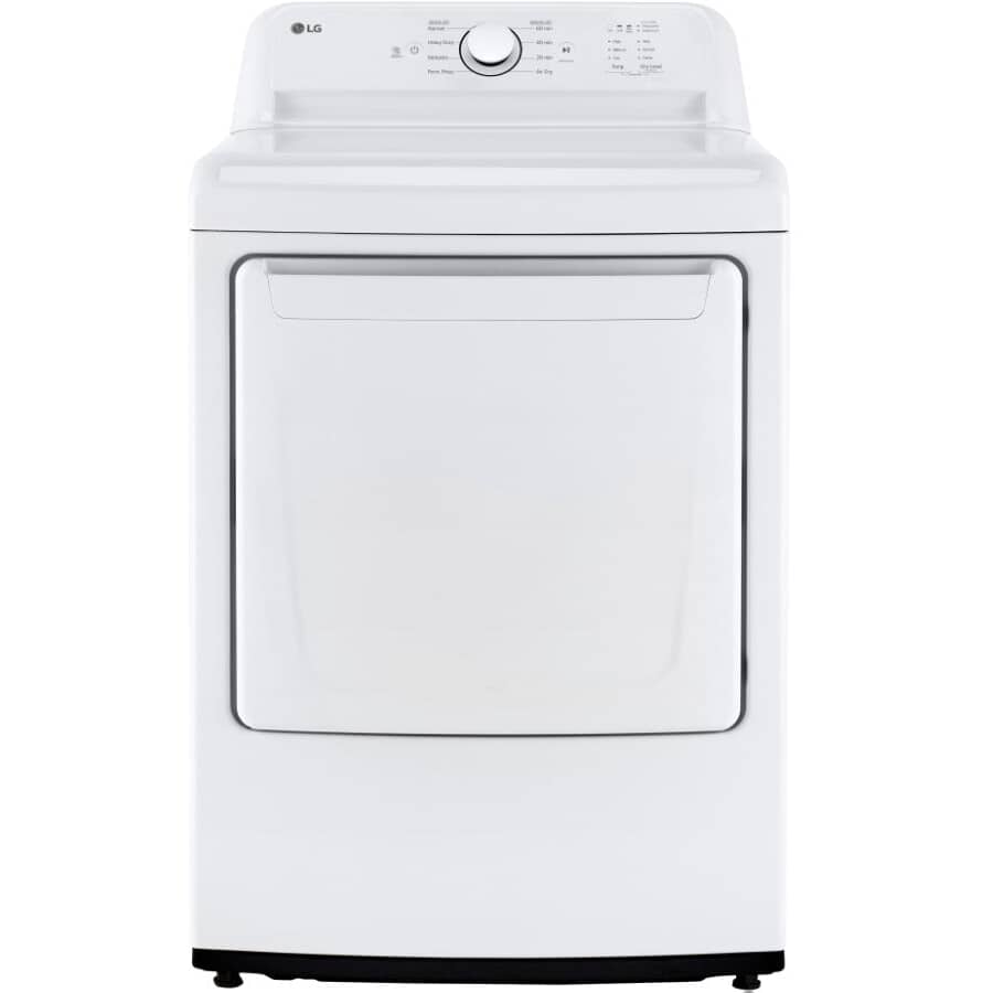 LG 27" 7.3 cu. ft. Ultra Large Capacity Electric Front Load Dryer ...