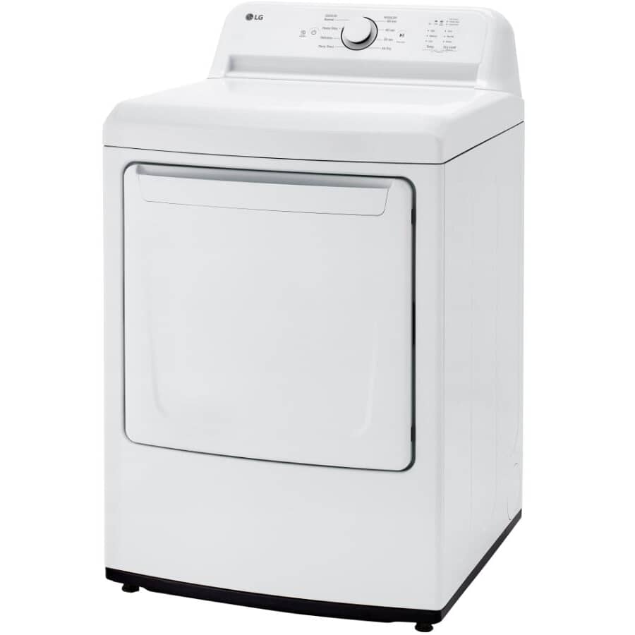 LG 27" 7.3 cu. ft. Ultra Large Capacity Electric Front Load Dryer ...