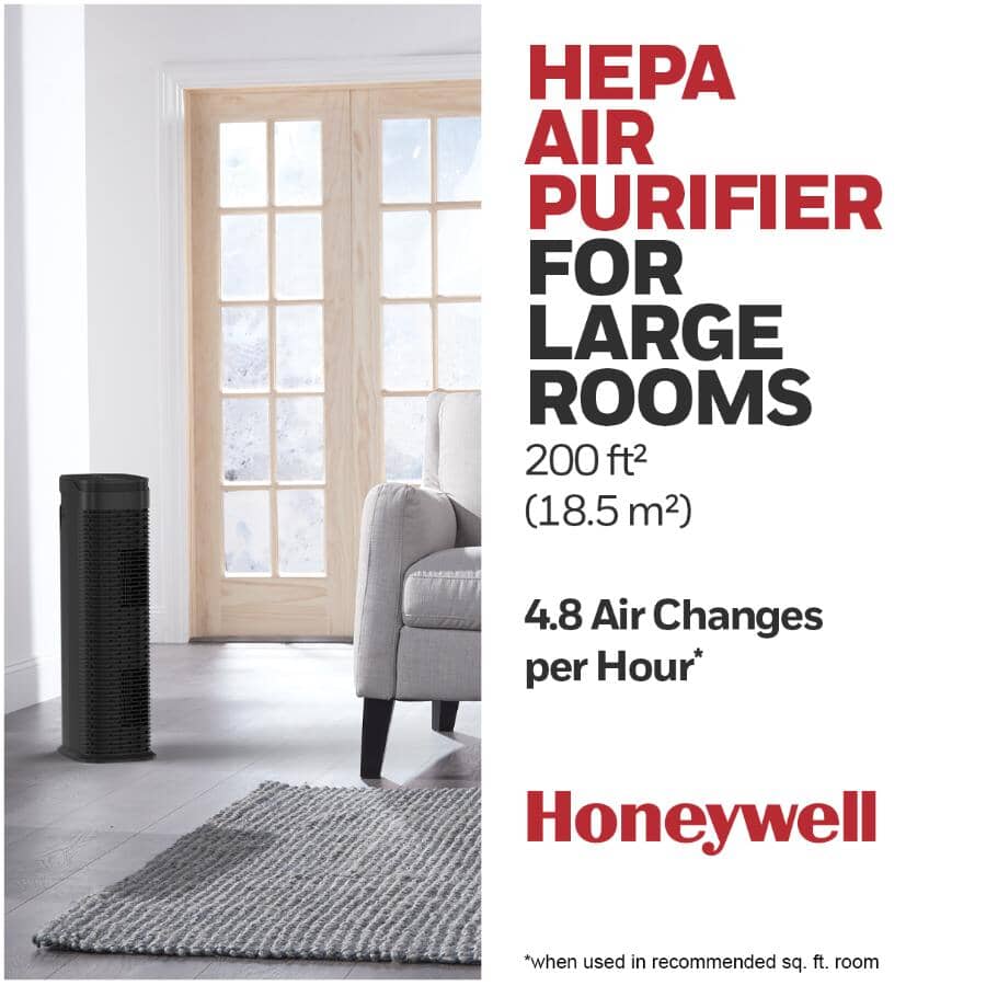 HONEYWELL True HEPA Tower Air Purifier with Allergen Remover | Home ...