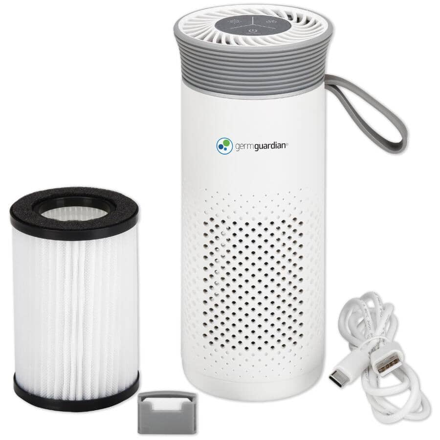 GERM GUARDIAN 7" Portable Air Purifier with UV | Home Hardware