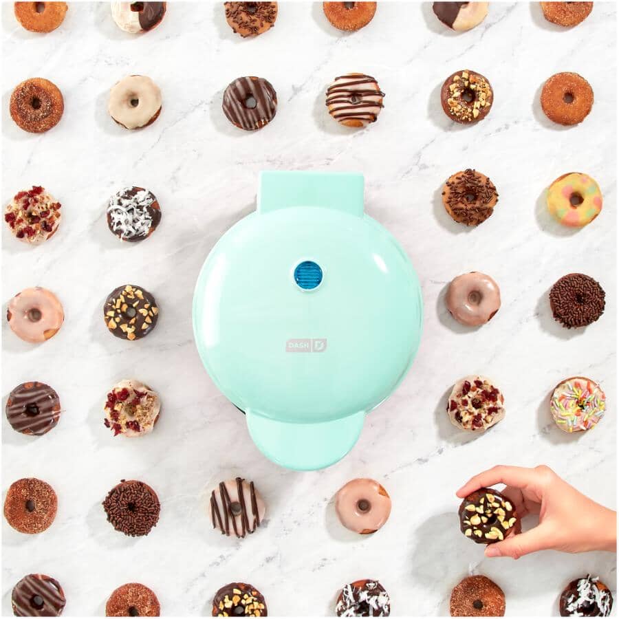 DASH Mini Donut Express Maker - Aqua | Home Hardware