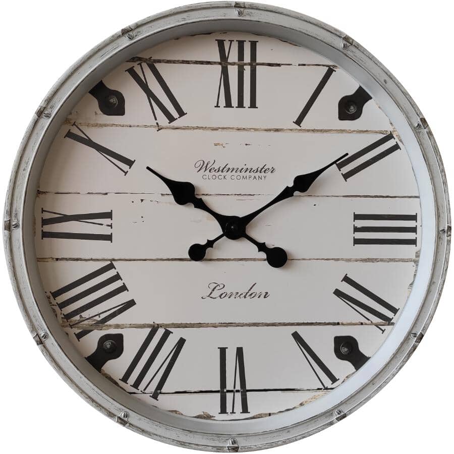 HOME ACCENT 20" Round Wall Clock | Home Hardware
