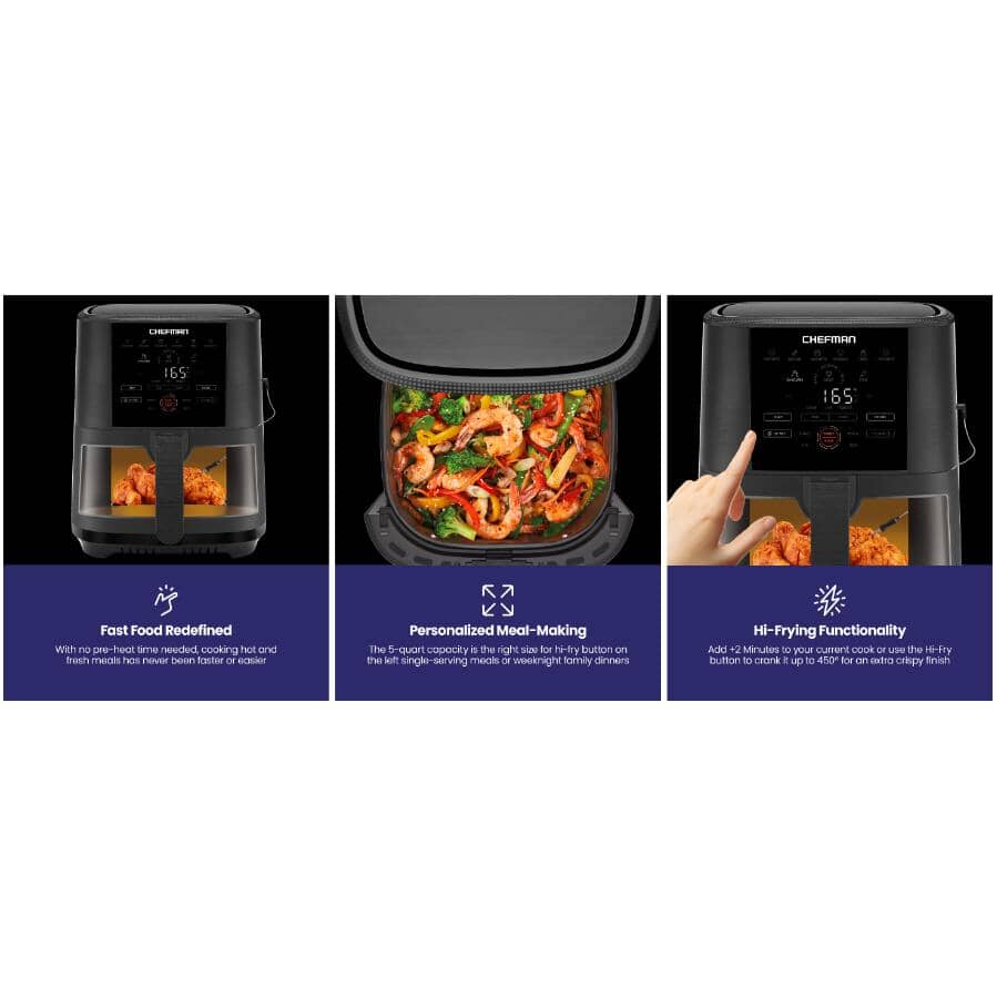 CHEFMAN ExacTempAir Fryer with Advanced Probe Technology | Home Hardware