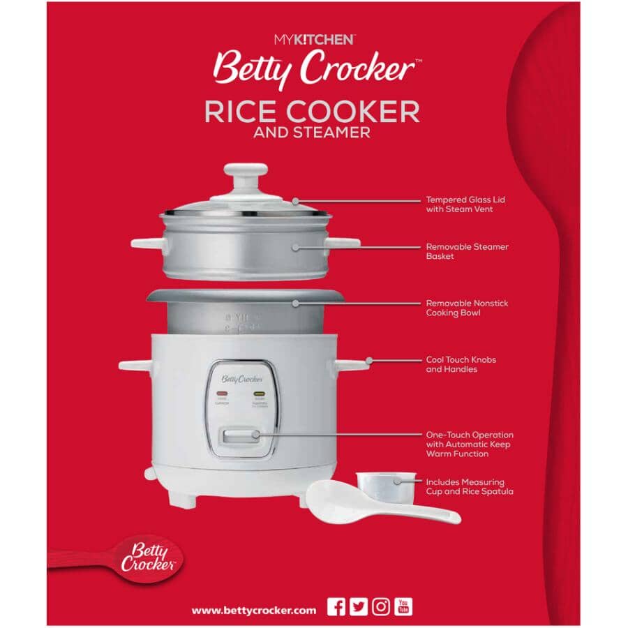 BETTY CROCKER 6 Cup Rice Cooker (BC | Home Hardware