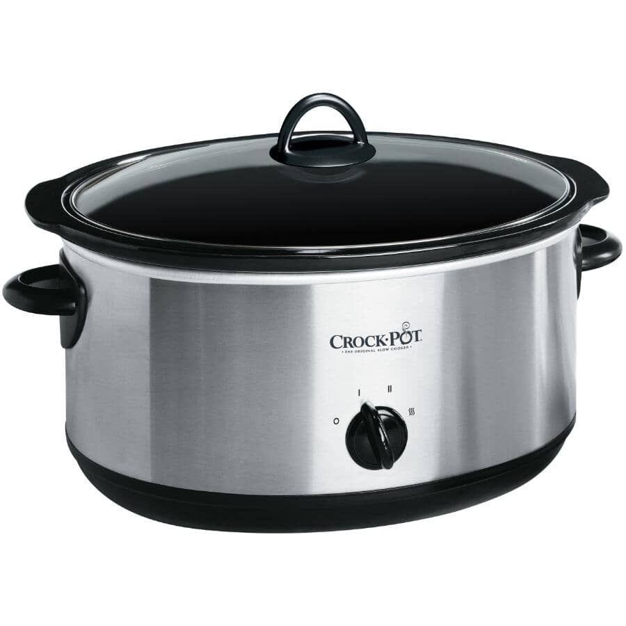 CROCKPOT Slow Cooker with Little Dipper (2161861) - Stainless Steel, 8 ...