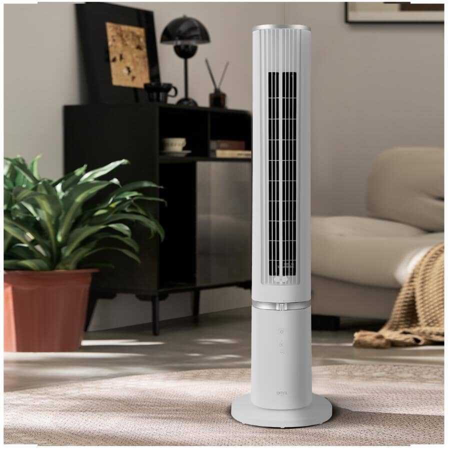 OMNIMAX 40" SmartClean Oscillating Tower Fan with 3 Speeds | Home Hardware