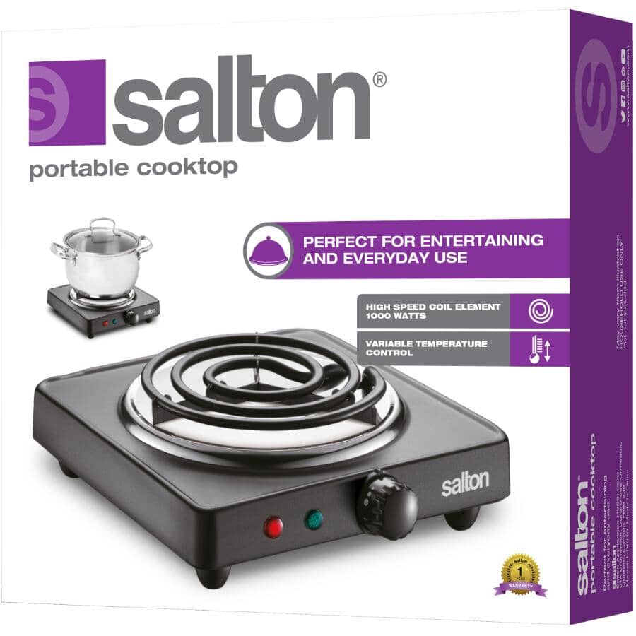 SALTON Portable Electric Coil Single Cooktop | Home Hardware