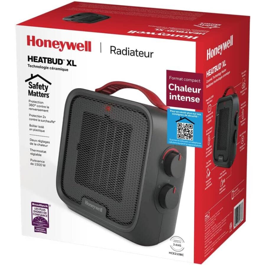 HONEYWELL 1500W Heatbud XL Ceramic Heater | Home Hardware
