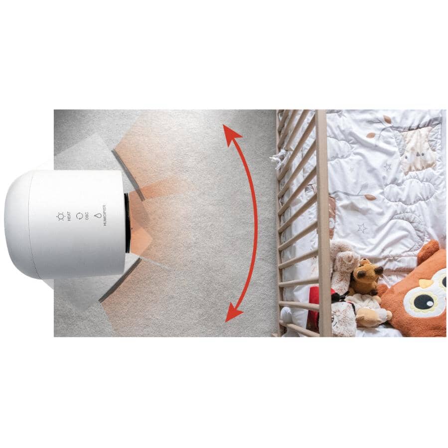 OMNIMAX 800 W Ceramic Heater & Ultrasonic Humidifier | Home Hardware