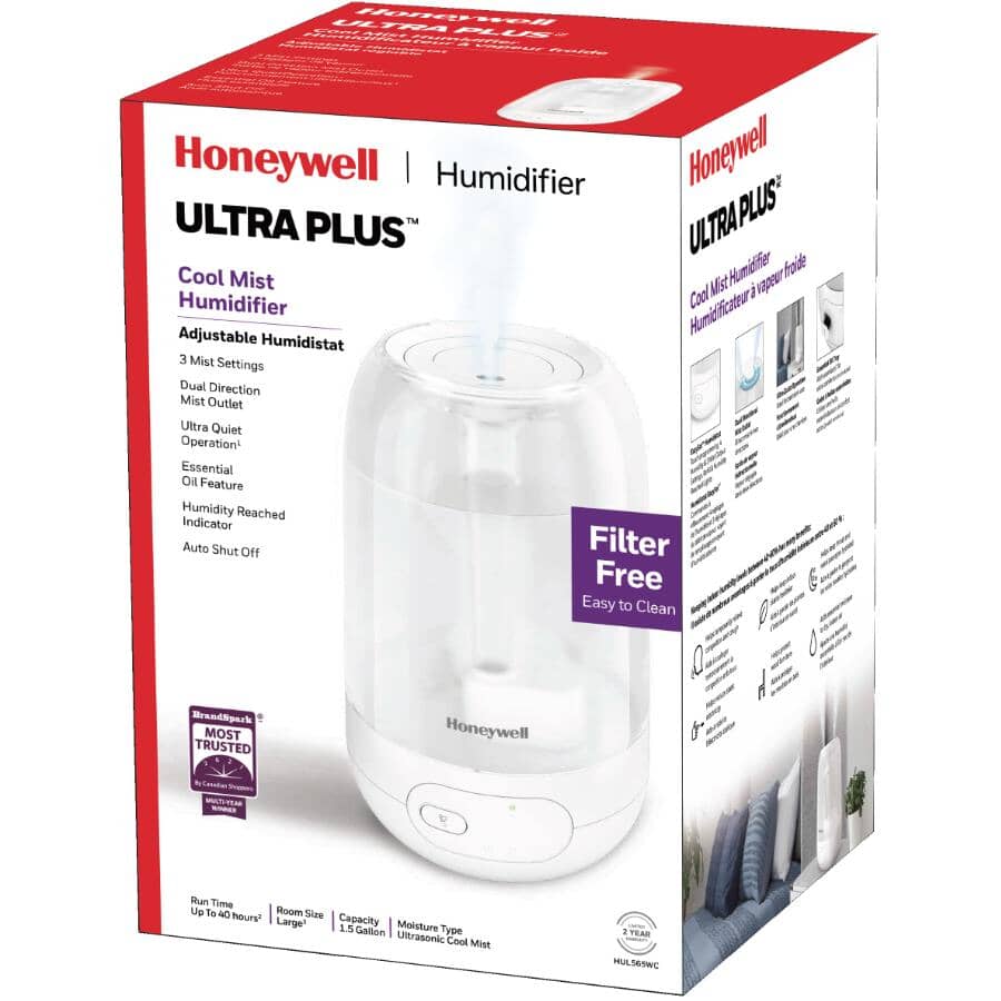 HONEYWELL Ultra Plus Ultrasonic Cool Mist Humidifier | Home Hardware